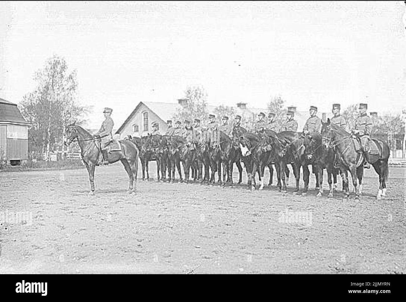 Depreciation at Västra Kaserngården before riding training, probably ...