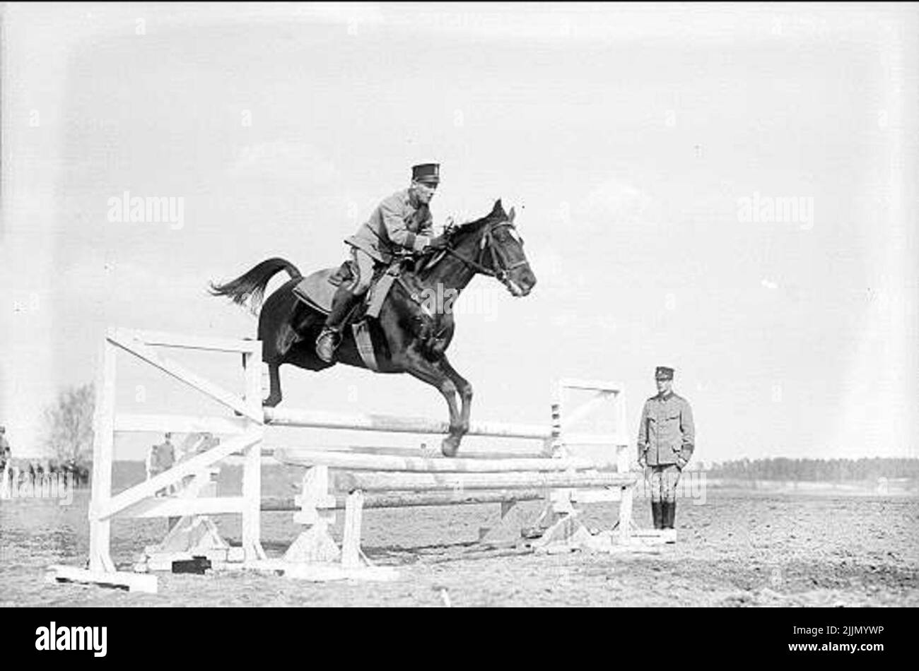 Training for sub -commander in jumping on the south field Stock Photo ...