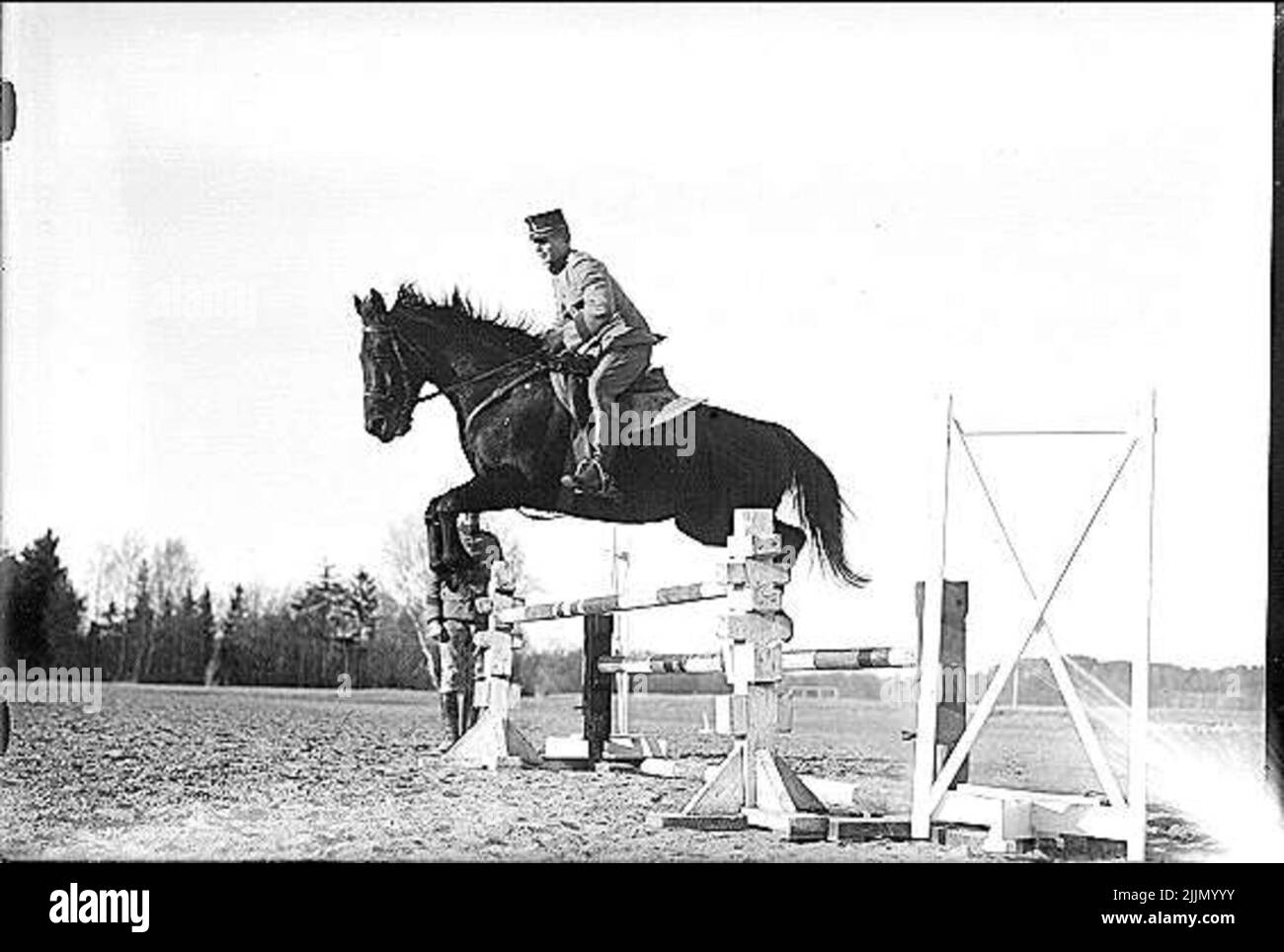 Training for sub -commander in jumping on the south field Stock Photo ...