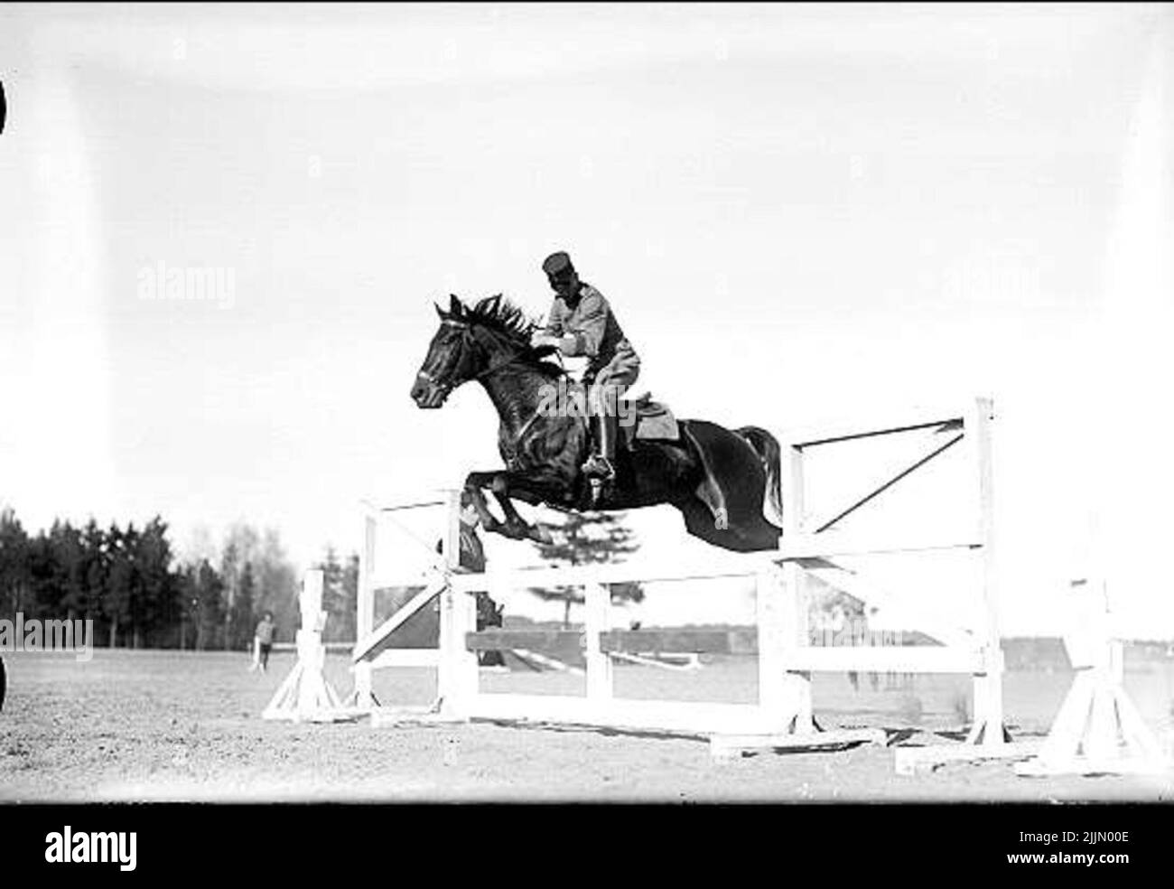Training for sub -commander in jumping on the south field Stock Photo ...