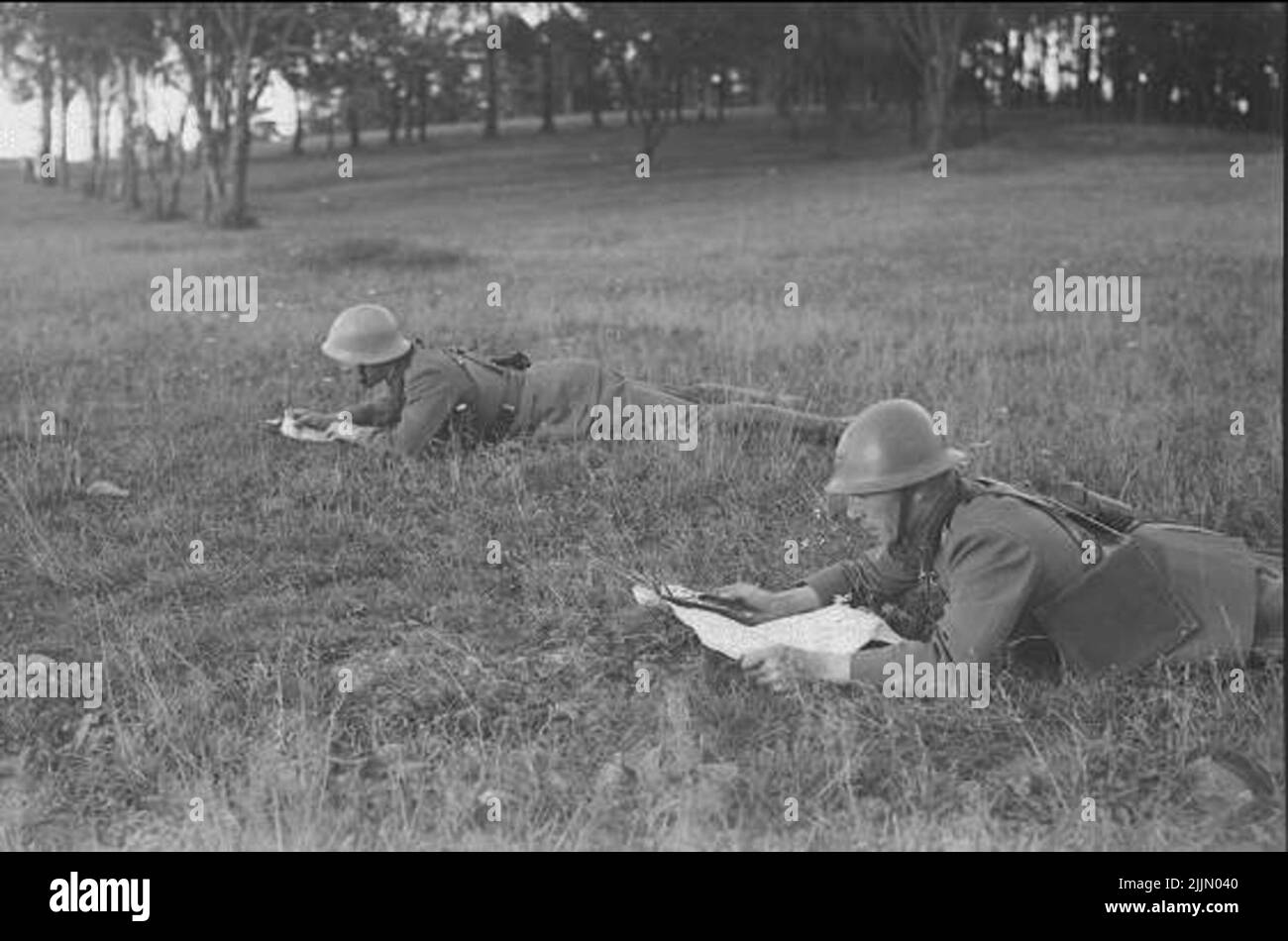 Officer competition, orientation. The compass direction is taken out ...