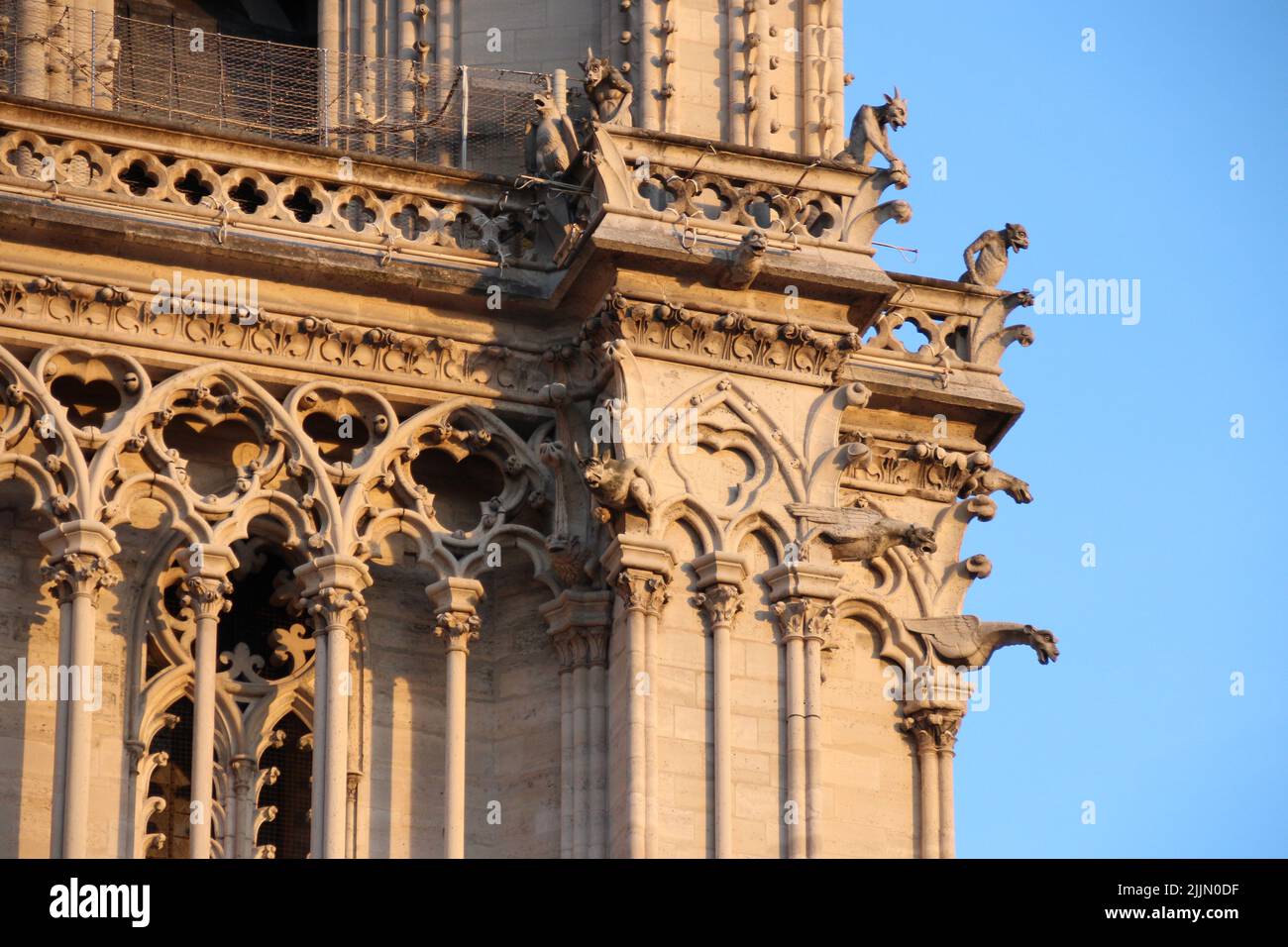 notre-dame cathedral in paris in france Stock Photo - Alamy
