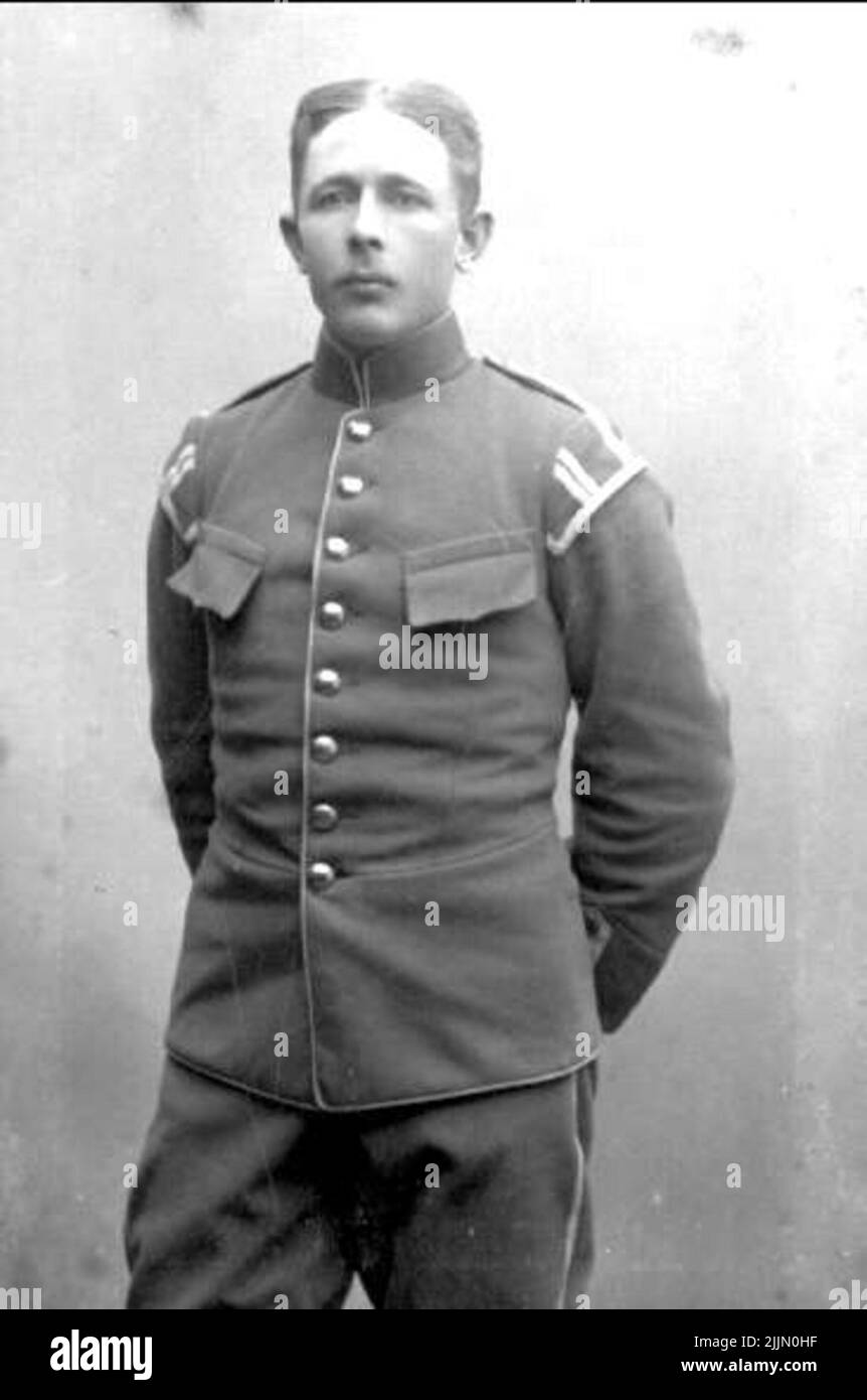 Portrait photo depicting a trumpeter at the cavalry. According to ...