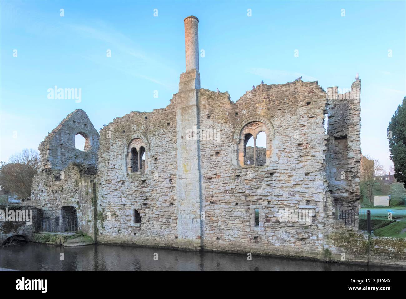 England, Dorset, Christchurch, Ruins of Constable's House Stock Photo ...