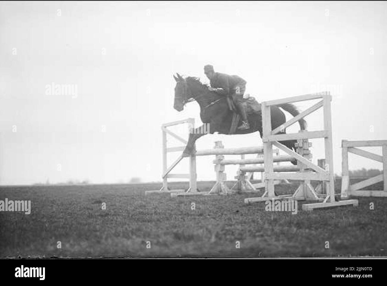 Terrain jumping/jumping, cavalry officer school 1934-35 Stock Photo - Alamy