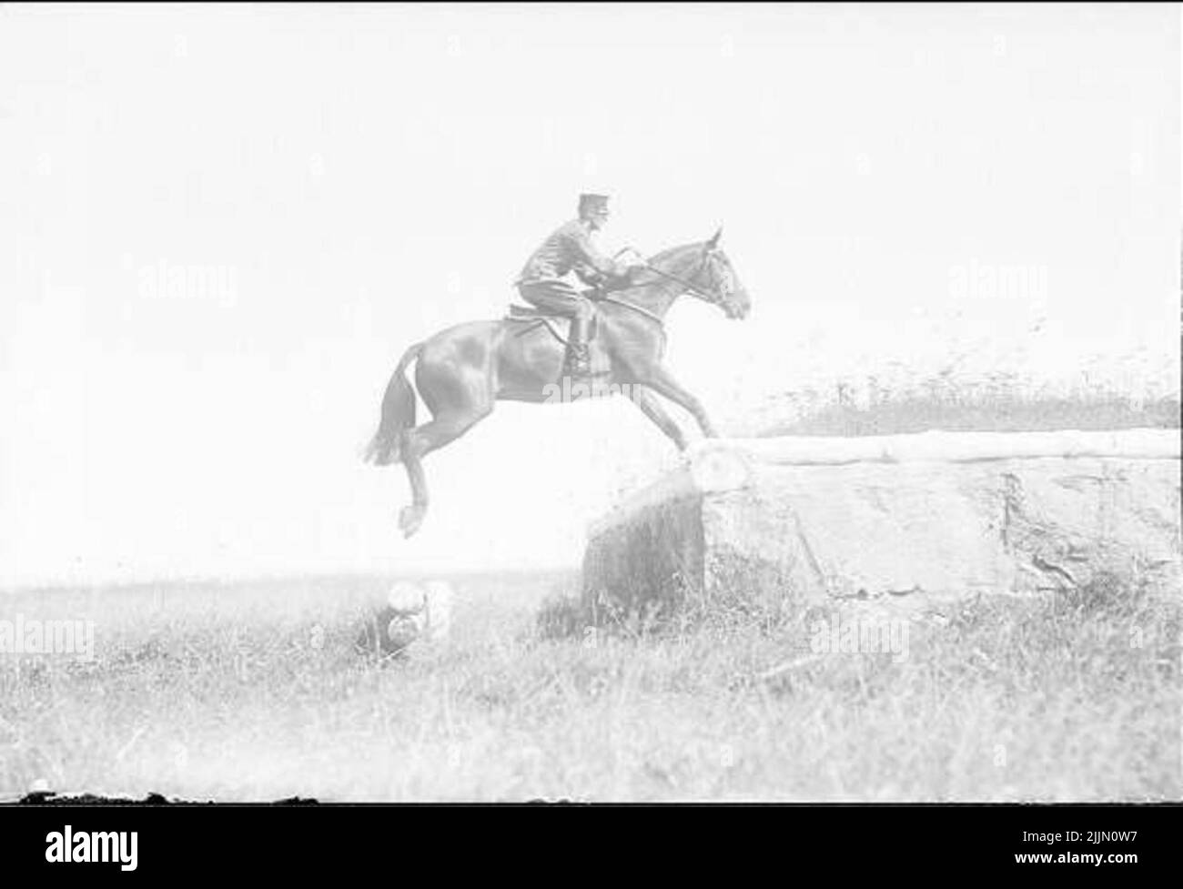 Training jumping on the "bank" at the price jumping track east of K 3 ...