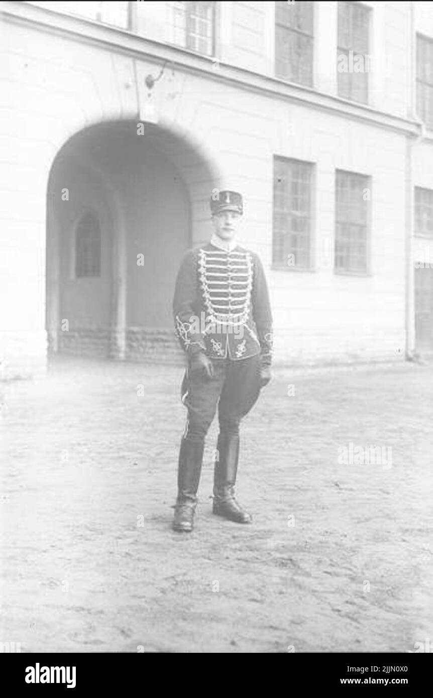 Life House in Uniform m/1895 (m/ä) outside the vault at k 3 barracks ...