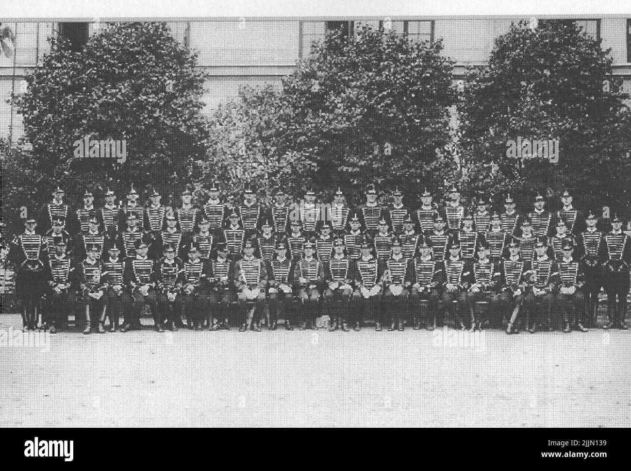 K3. One of the regiment's squadrons photographed south barracks ...