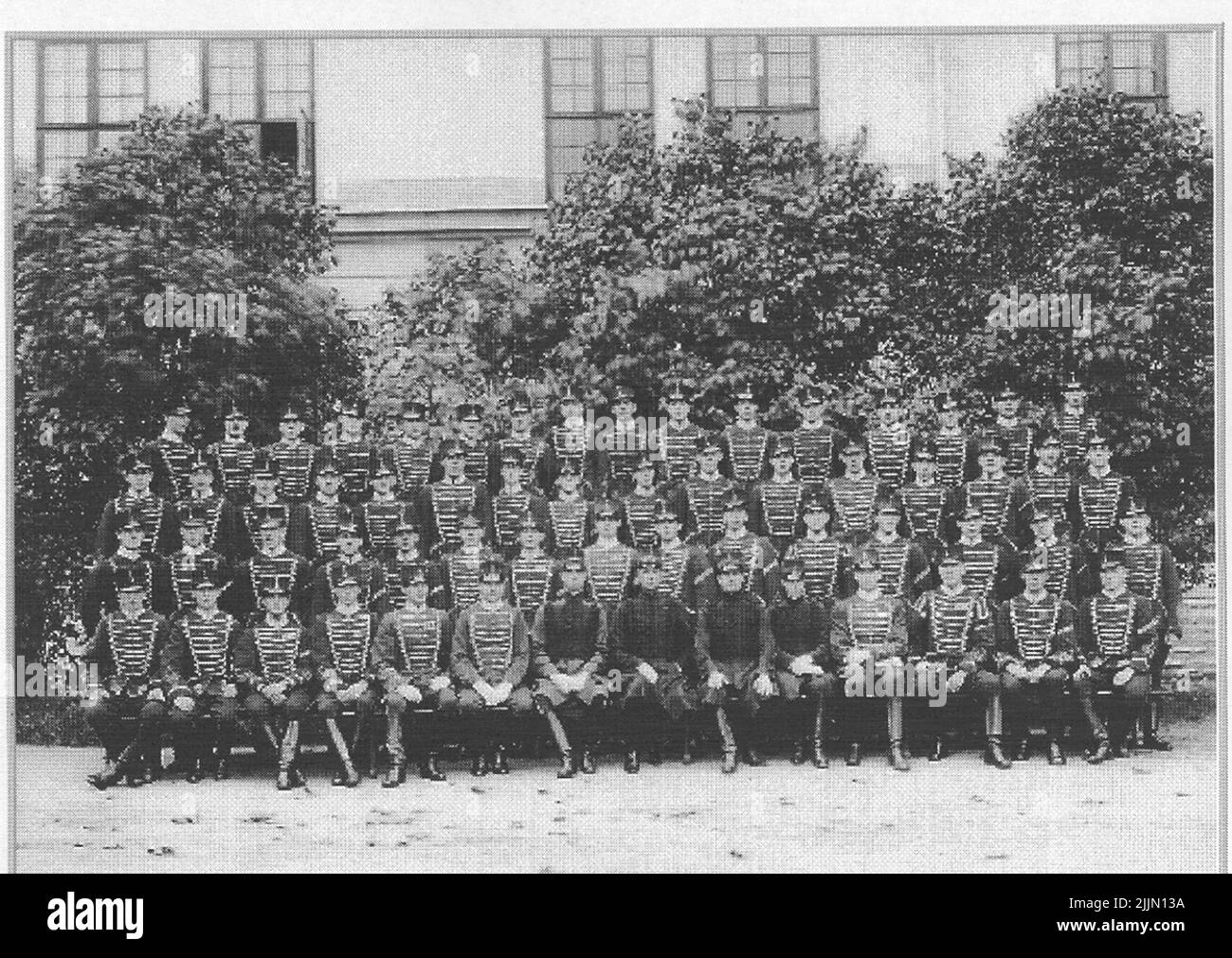 K3. One of the regiment's squadrons photographed south barracks ...