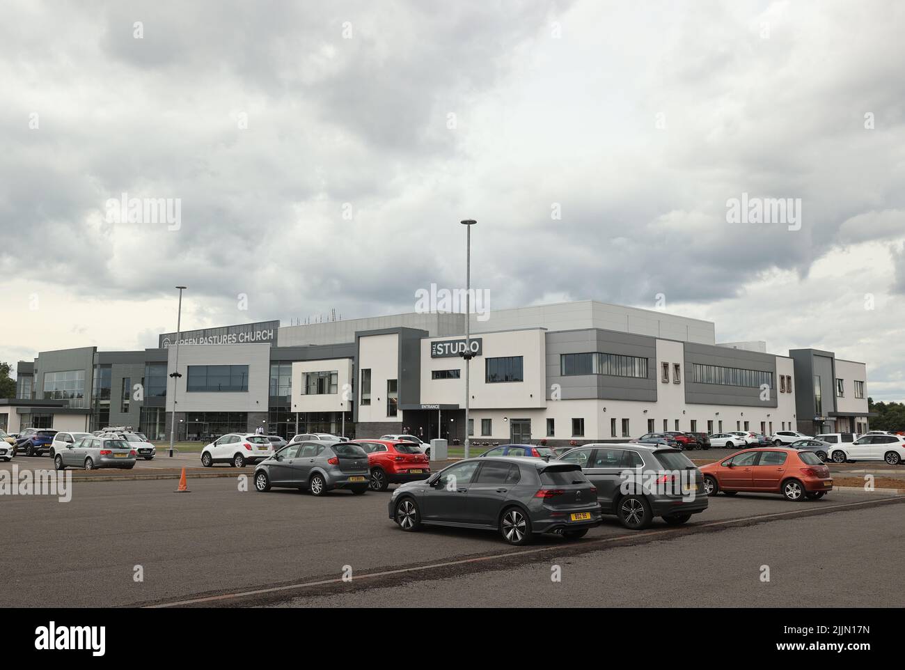 A general view of Green Pastures Church, Ballymena, which held a ...