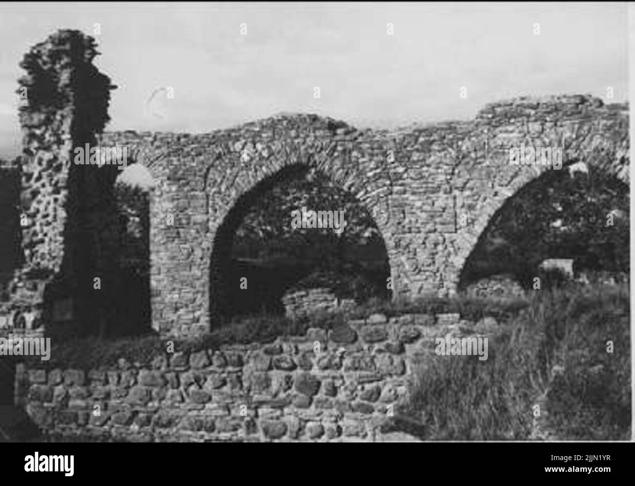 Remains medieval monastery complex hi-res stock photography and images ...