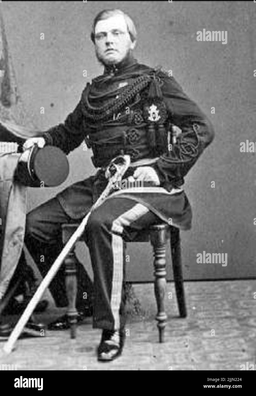 Portrait of Lieutenant J Rudbeck Stock Photo - Alamy