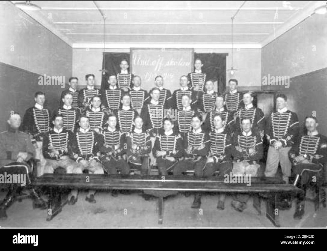Group photo sub -officer school Stock Photo - Alamy