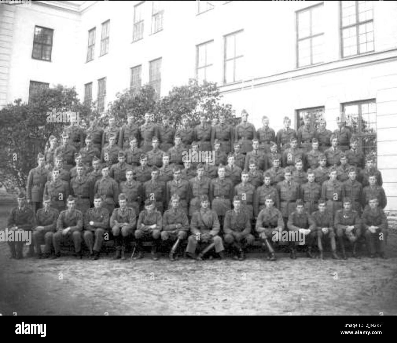 Second Squadron 1946. Commander Front row from left: Curt Aaby-Ericsson ...