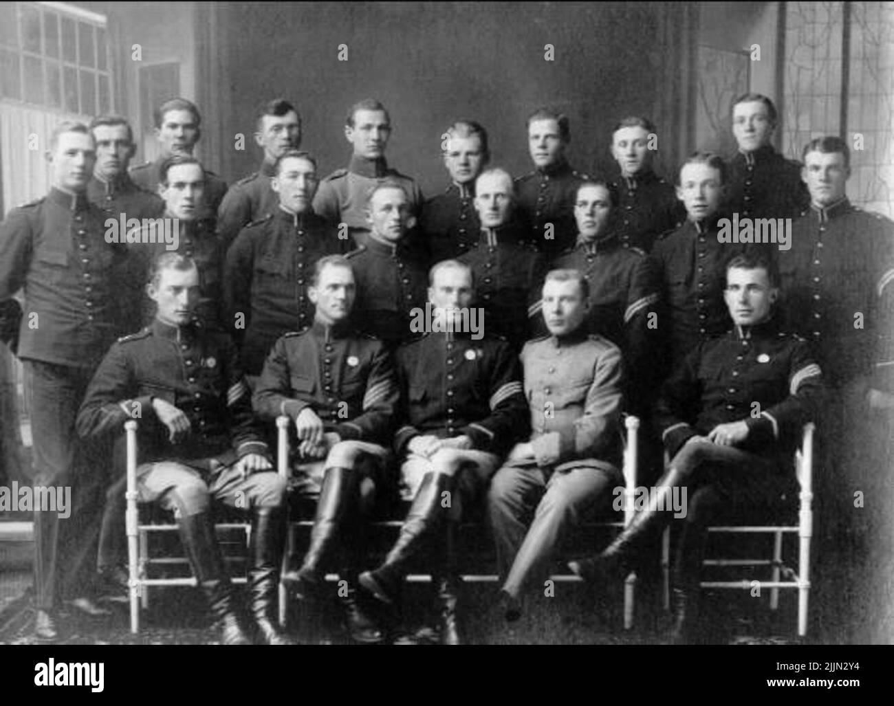 Group photo, Kungl. Karlsborg's Artillery Furry Corps 1923 Stock Photo ...