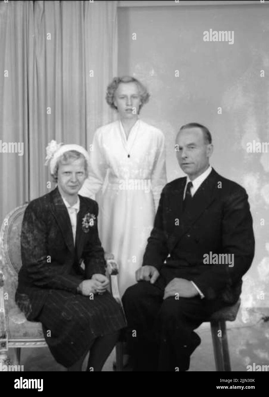 Portrait, fam John Blom, Karlsborg Stock Photo - Alamy