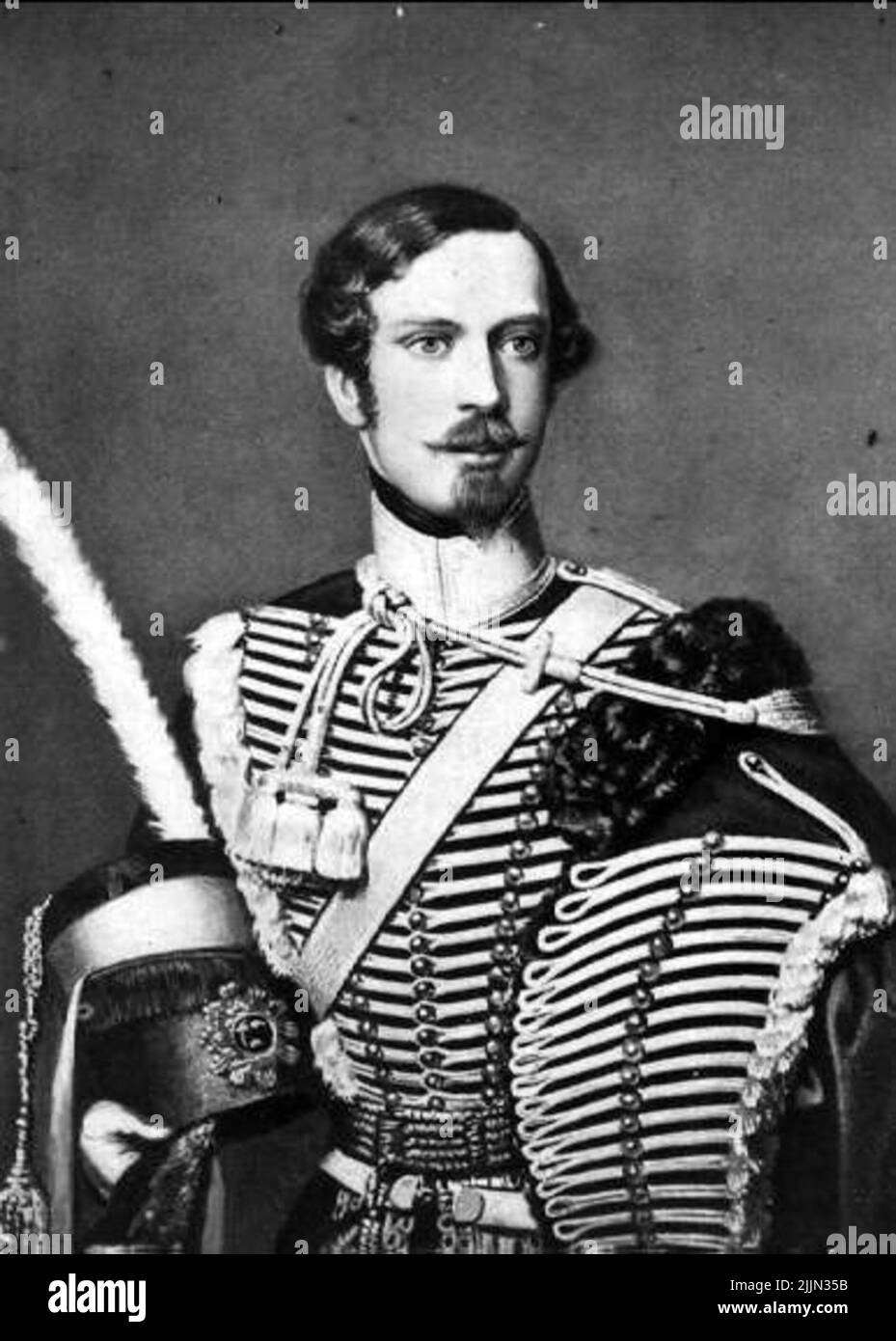 Portrait of rider master free lord Adolf Julius Adelswärd Stock Photo ...