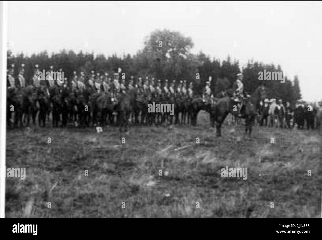 The inauguration of the regiment's memorial stone at Sanna Hed on ...
