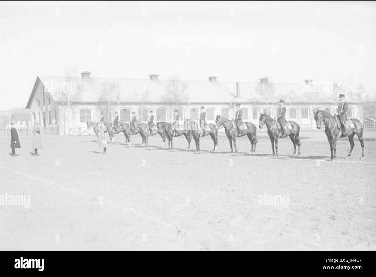 General Inspectorate of Furir School in horseback riding Stock Photo ...