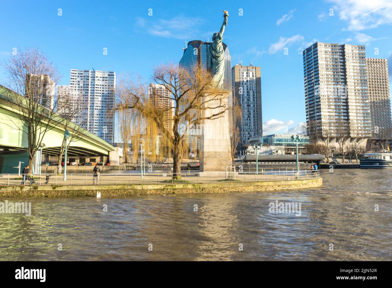 Statue of liberty and some trees hi-res stock photography and images - Alamy