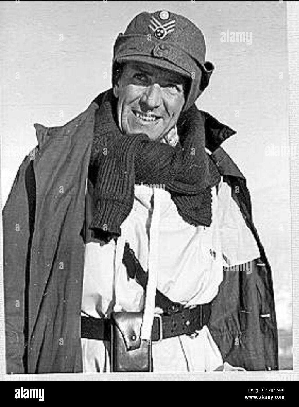 Man in winter cold Black and White Stock Photos & Images - Alamy