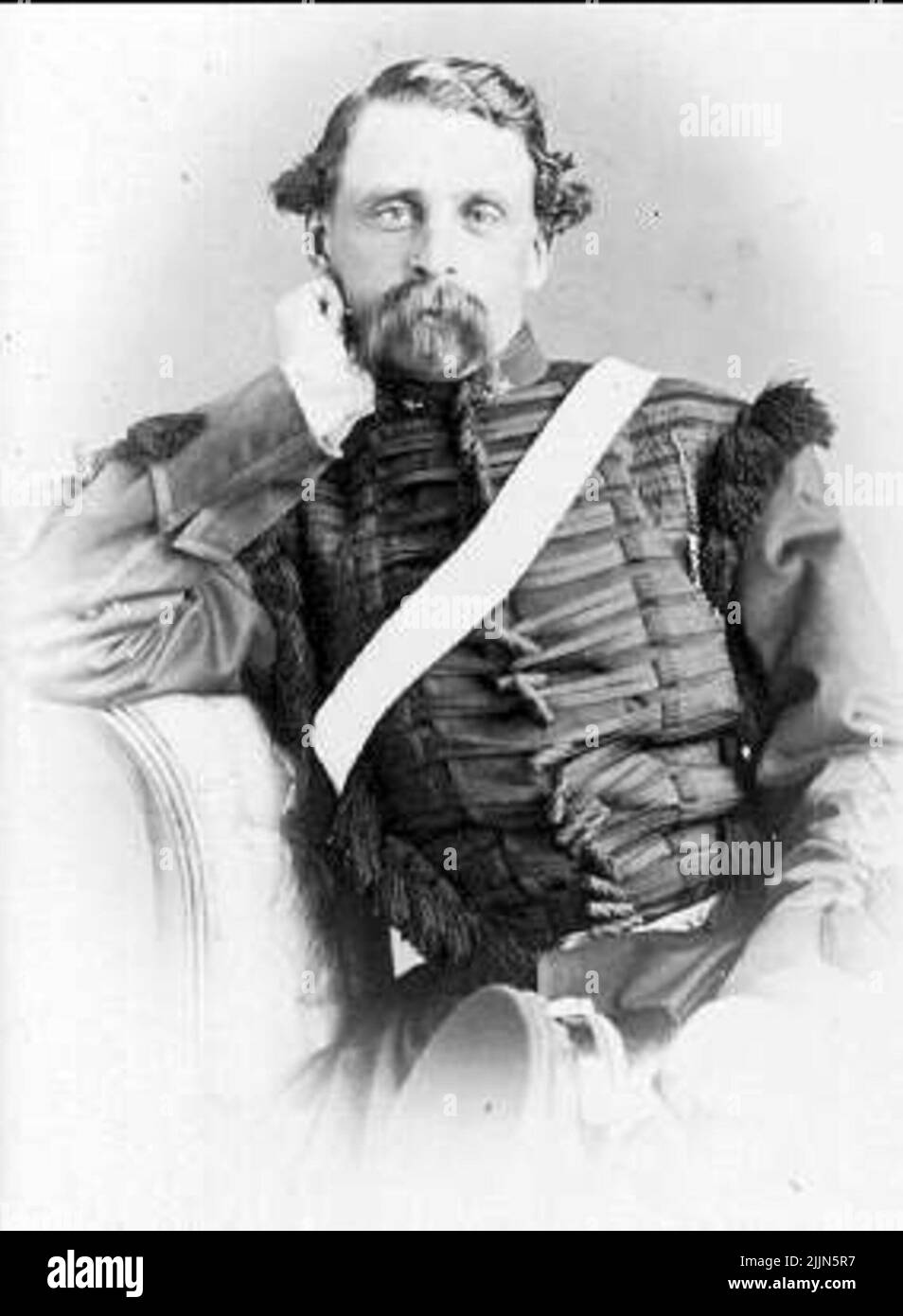 Portrait of rider master Nils Gustaf Fock Stock Photo - Alamy