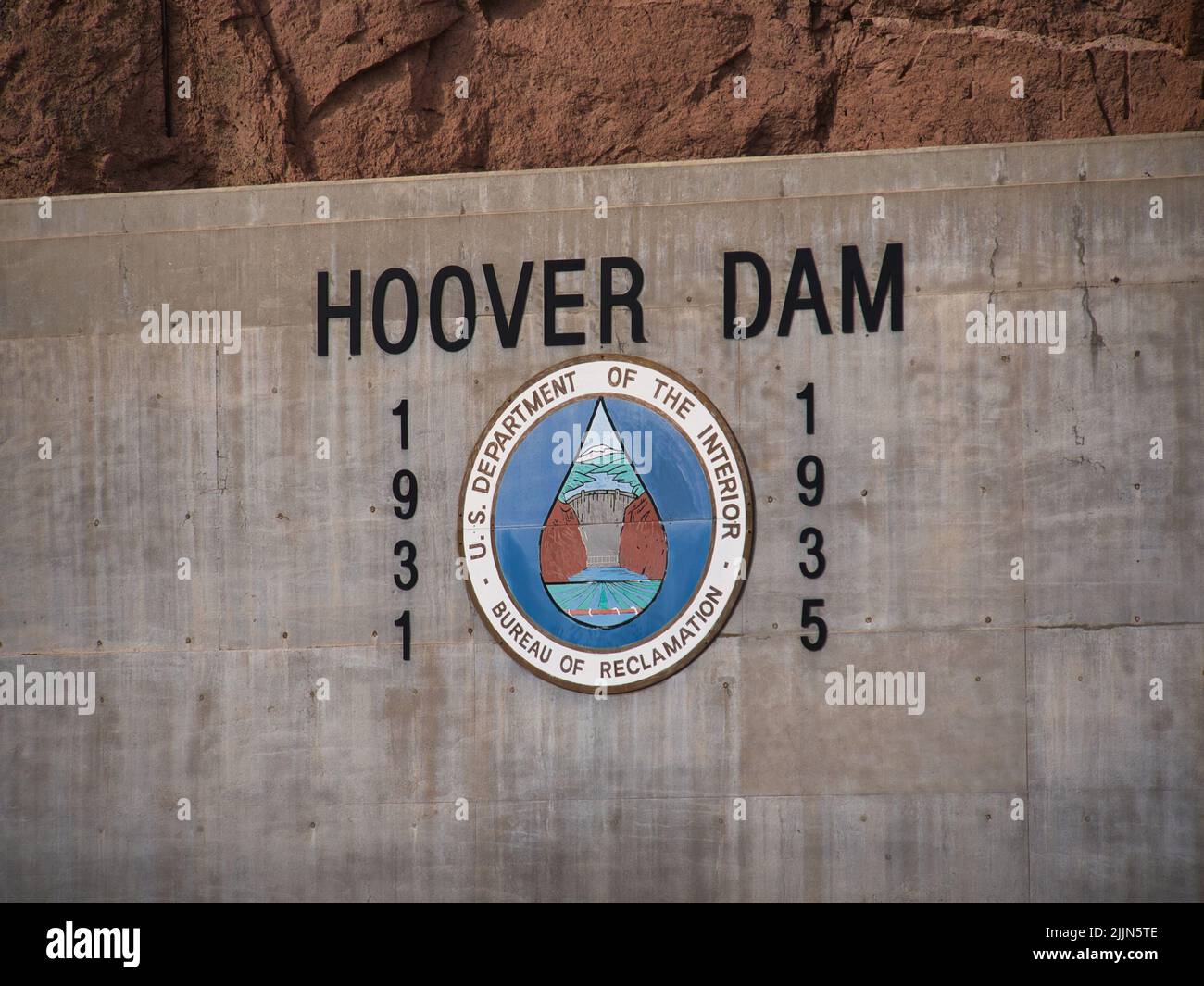 Hoover dam sign hoover dam hi-res stock photography and images - Alamy