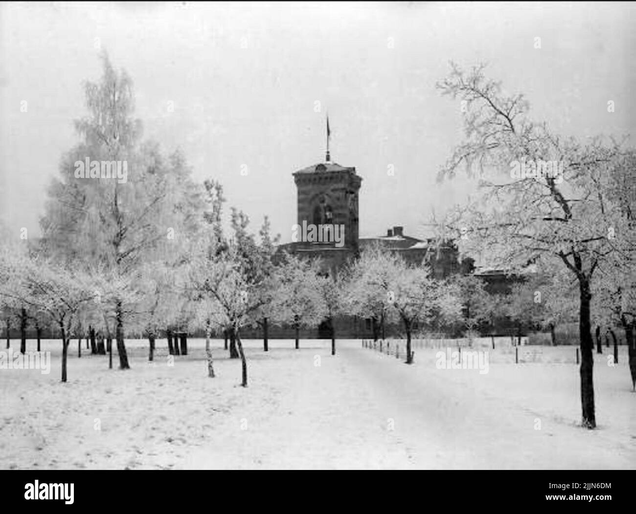 The fortress. Garrison Church, Winter time Stock Photo - Alamy