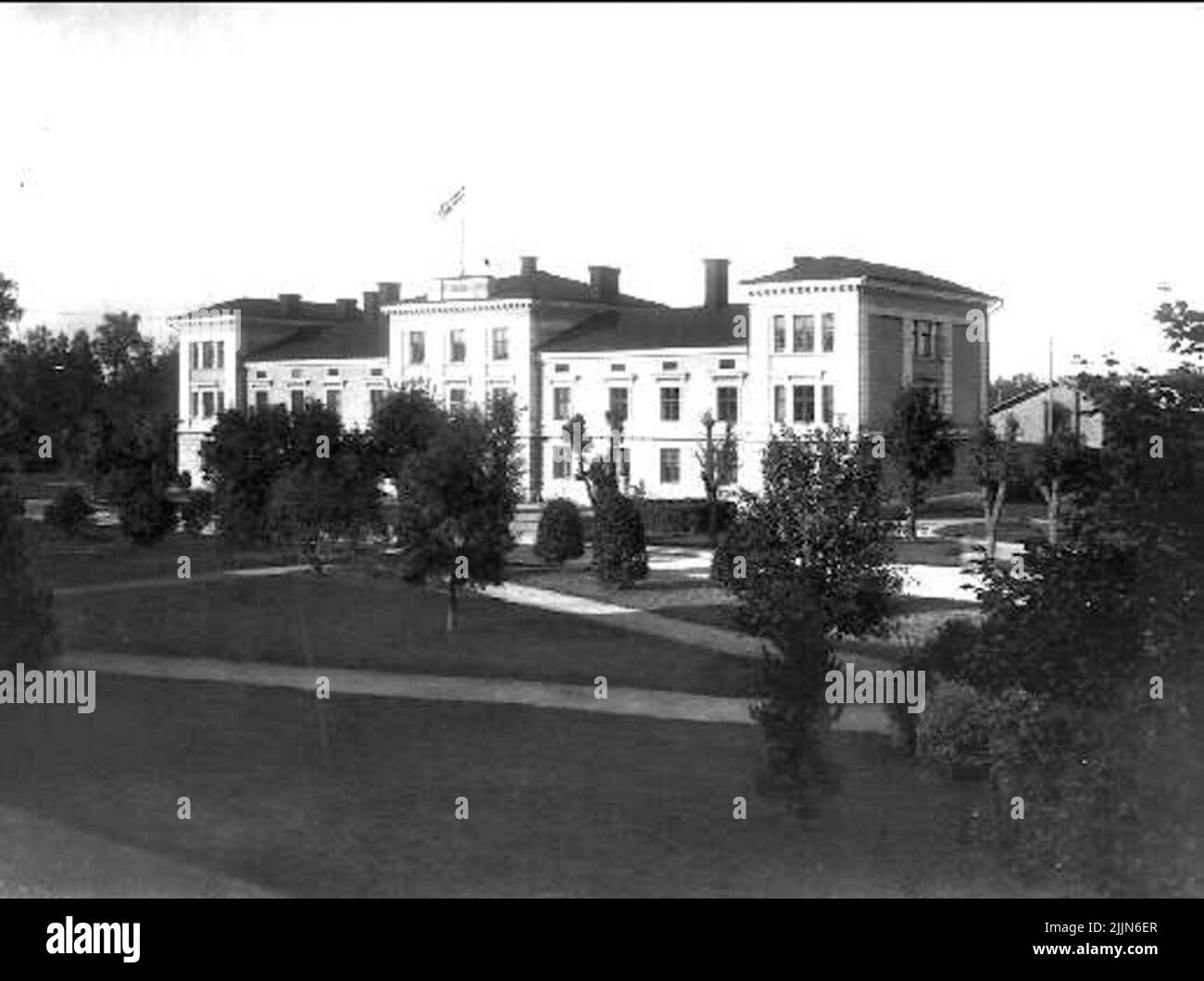 The fortress. Artillery's command building Stock Photo - Alamy
