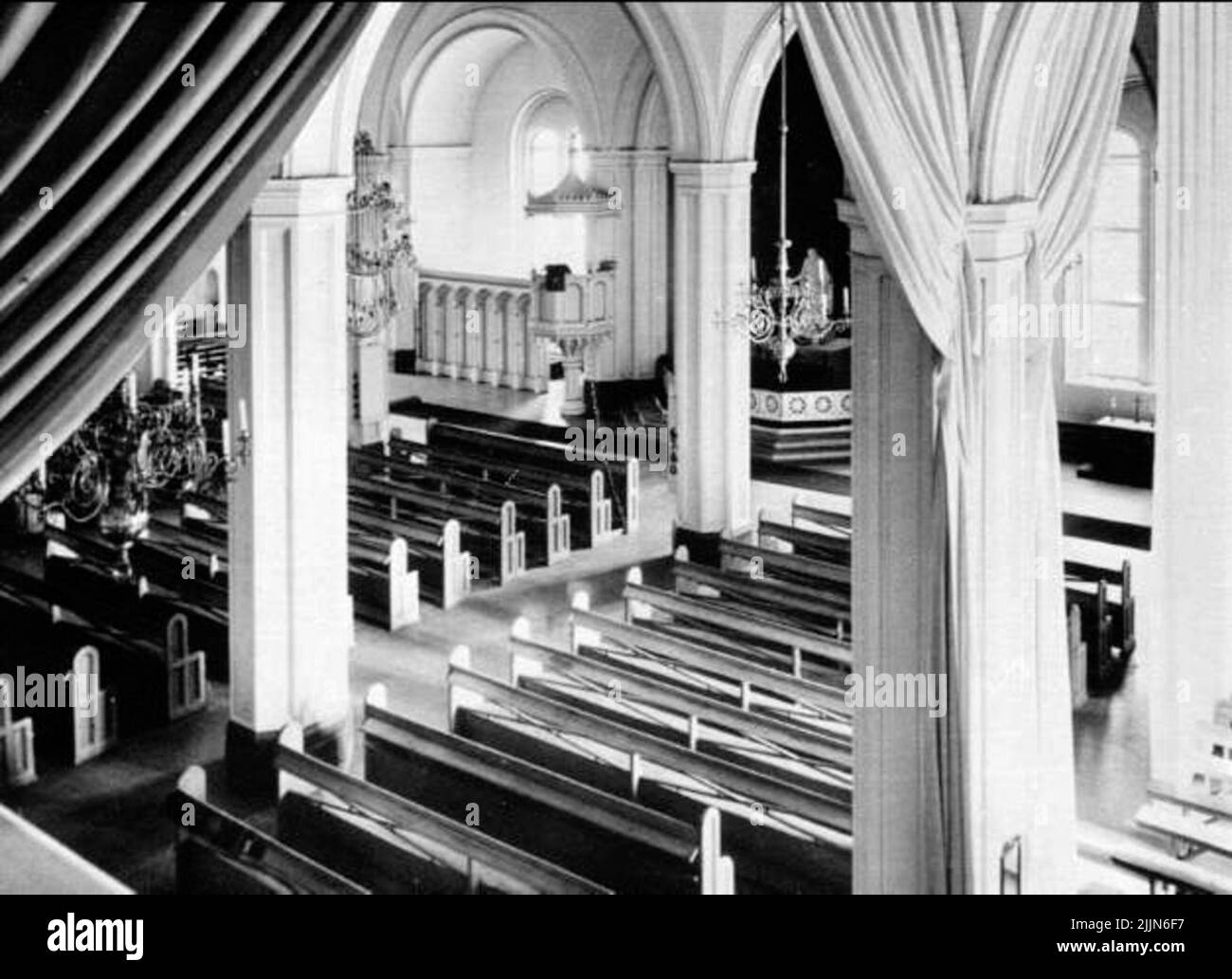 The fortress. Garrison Church, Interior Stock Photo - Alamy