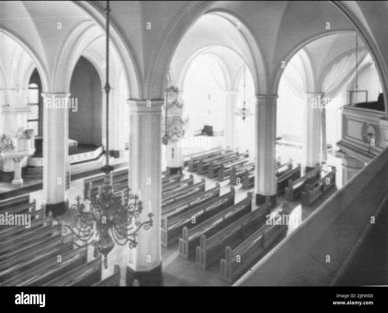 The fortress. Garrison Church, Interior Stock Photo - Alamy