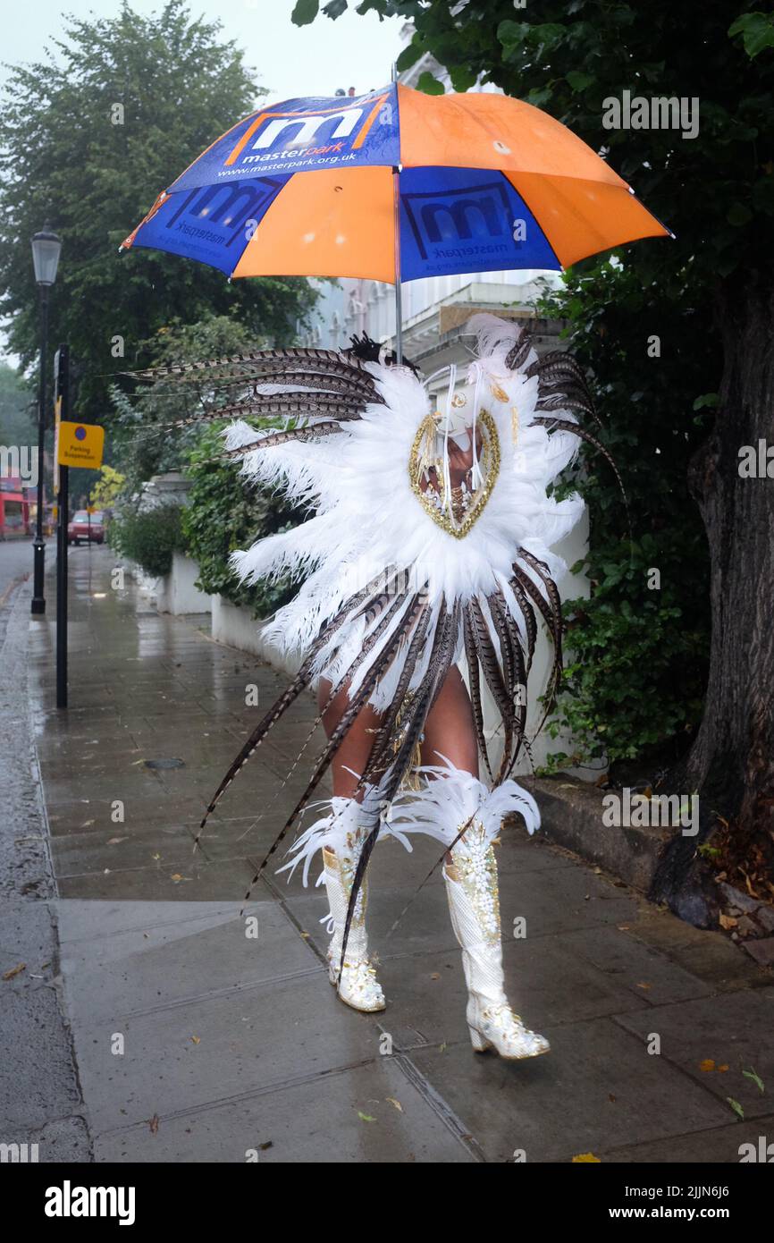 Notting hill carnival umbrella hi-res stock photography and images - Alamy