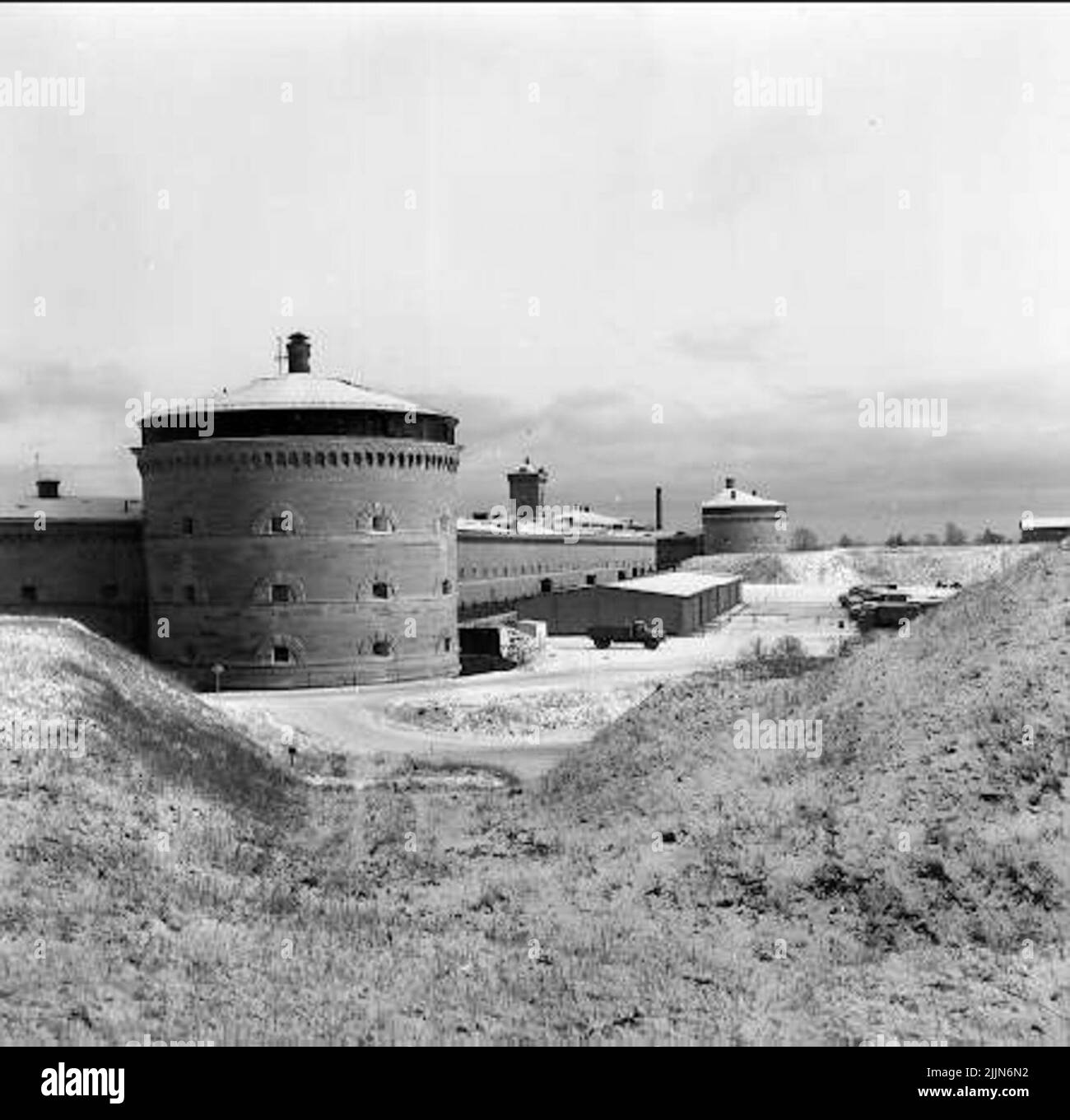 Turret fortified tower Black and White Stock Photos & Images - Alamy