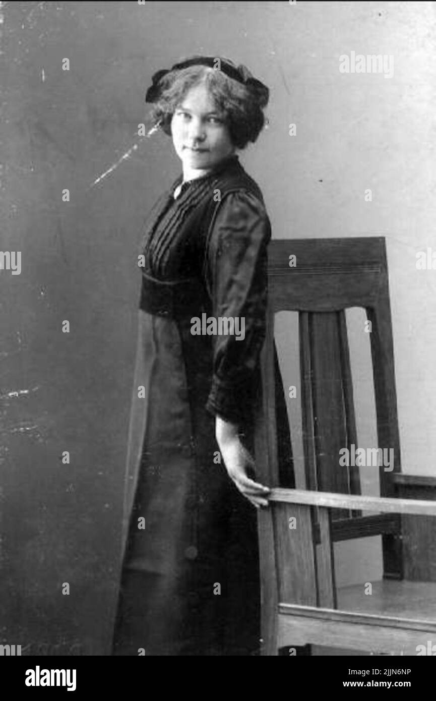 Portrait of unknown lady Stock Photo - Alamy
