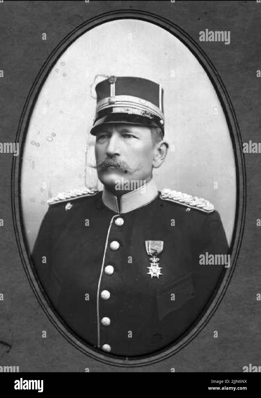 Portrait of Colonel Falk Stock Photo - Alamy