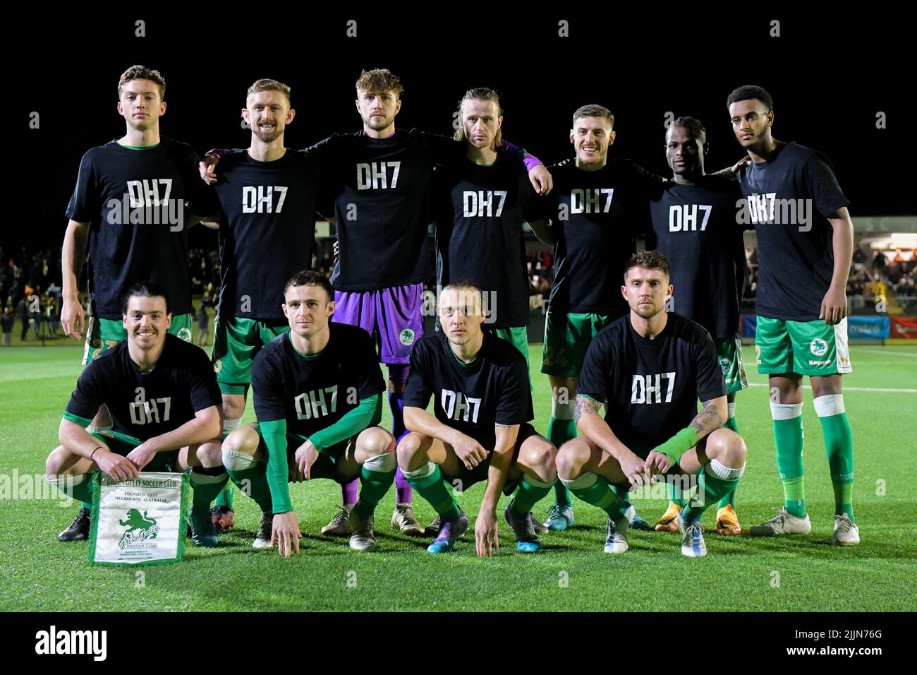 Green Gully SC pose for a team photo during the Australia Cup Rd of 32 ...