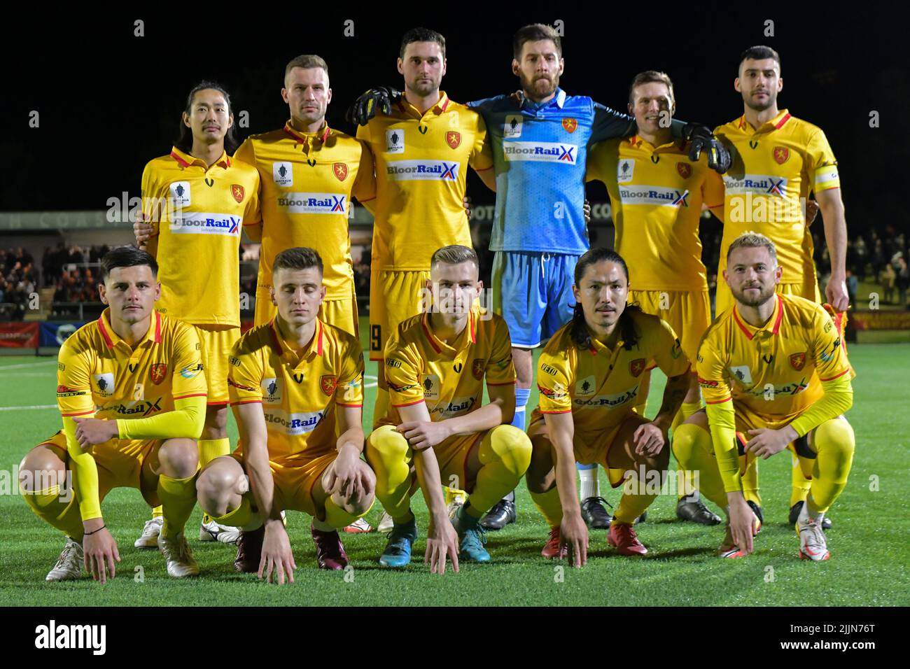 Wollongong United pose for a team photo during the Australia Cup Rd of ...