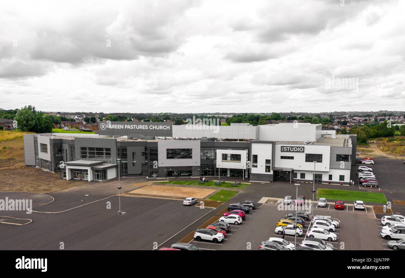 A general view of Green Pastures Church, Ballymena, which held a ...