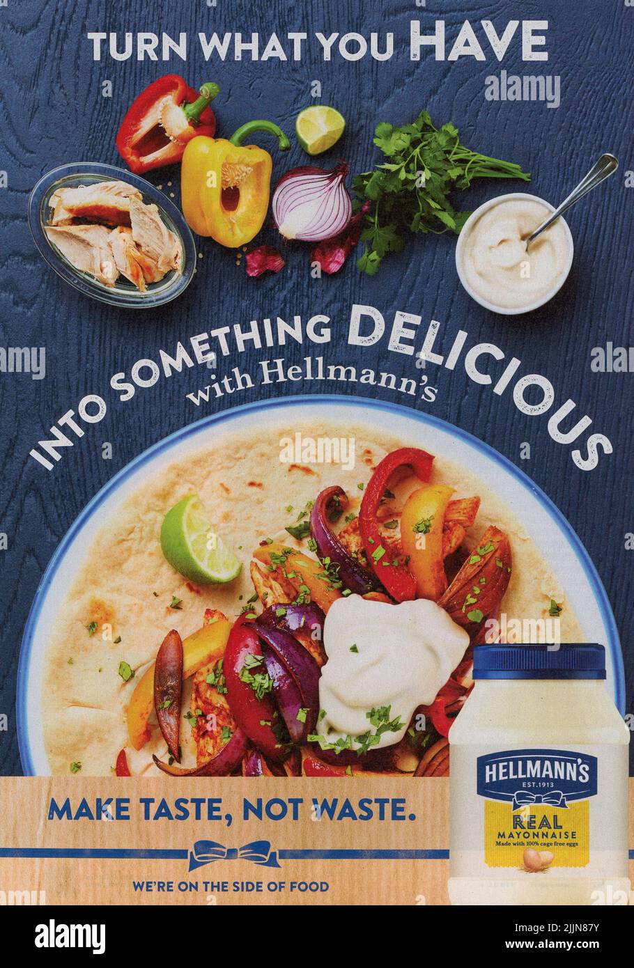 Hellmanns mayo advert hi-res stock photography and images - Alamy