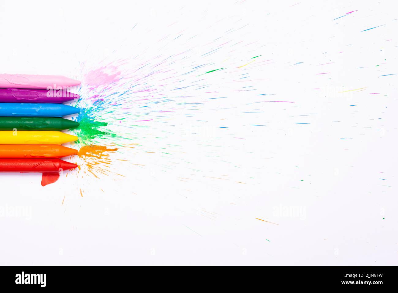 Blue yellow colored ink burst hi-res stock photography and images - Alamy