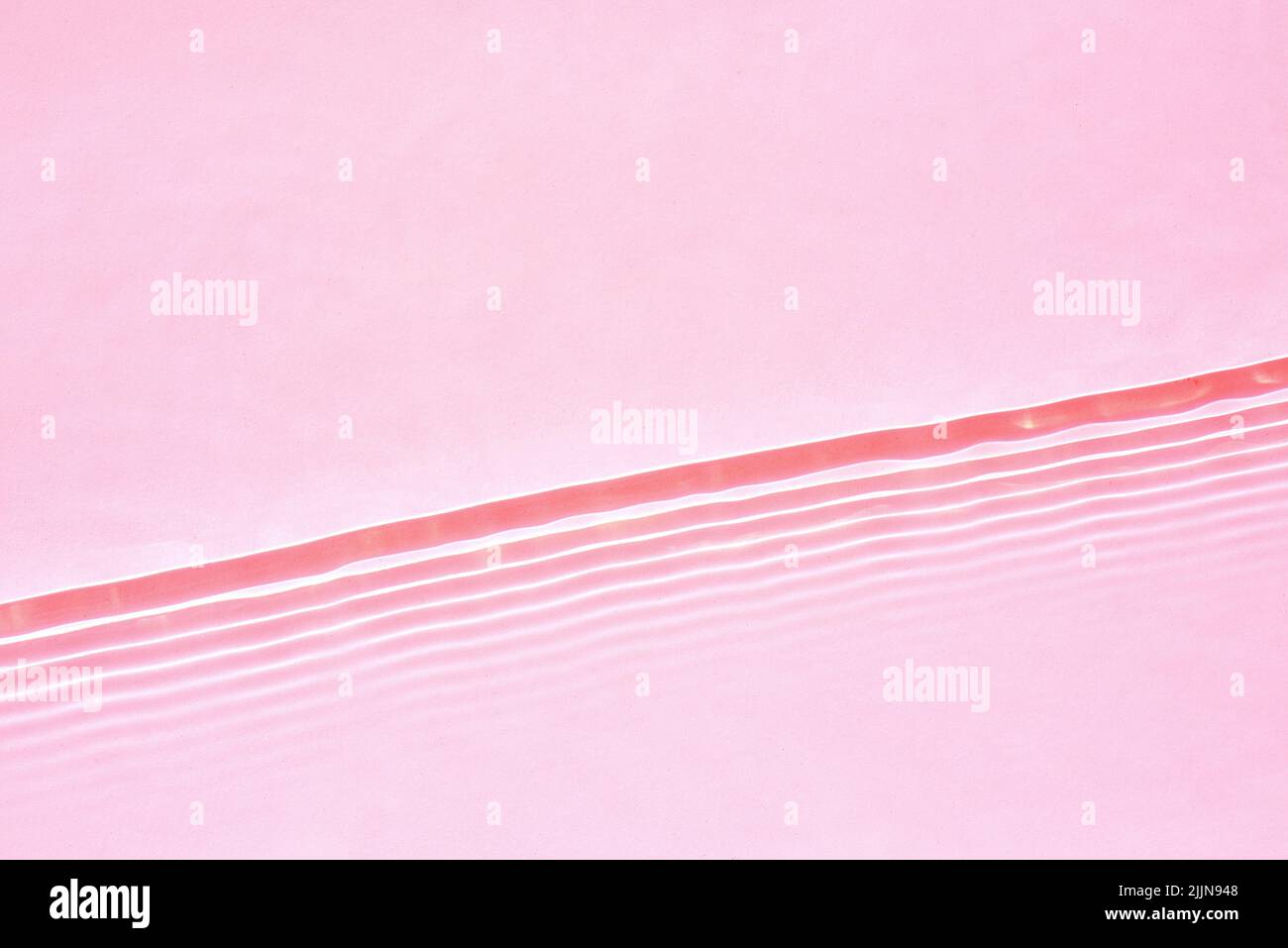 Transparent pink water surface texture with horizontal waves and ...