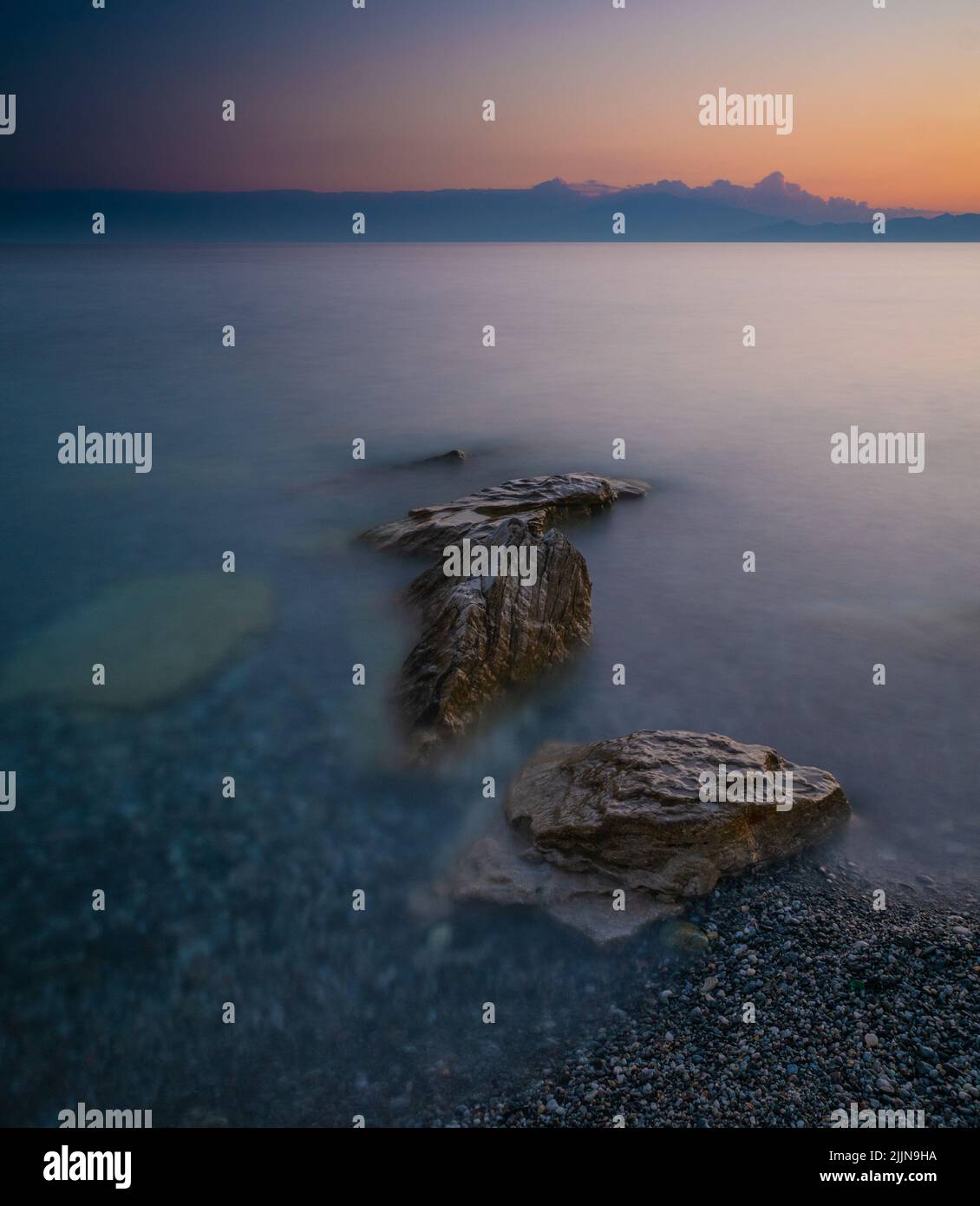 Long exposure view sea hi-res stock photography and images - Alamy