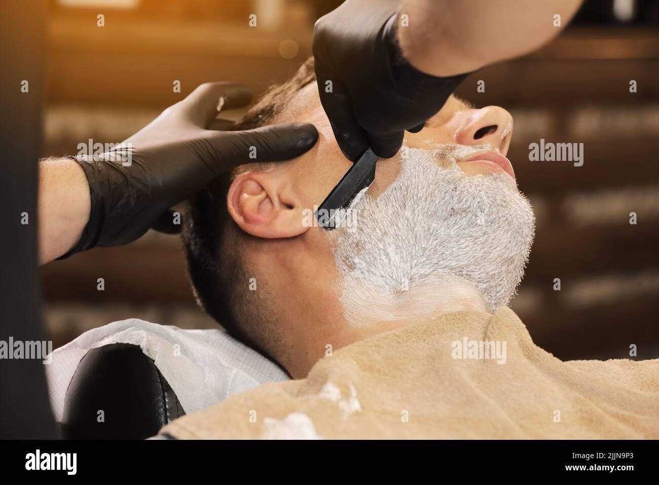Vintage Straight Razor Shave