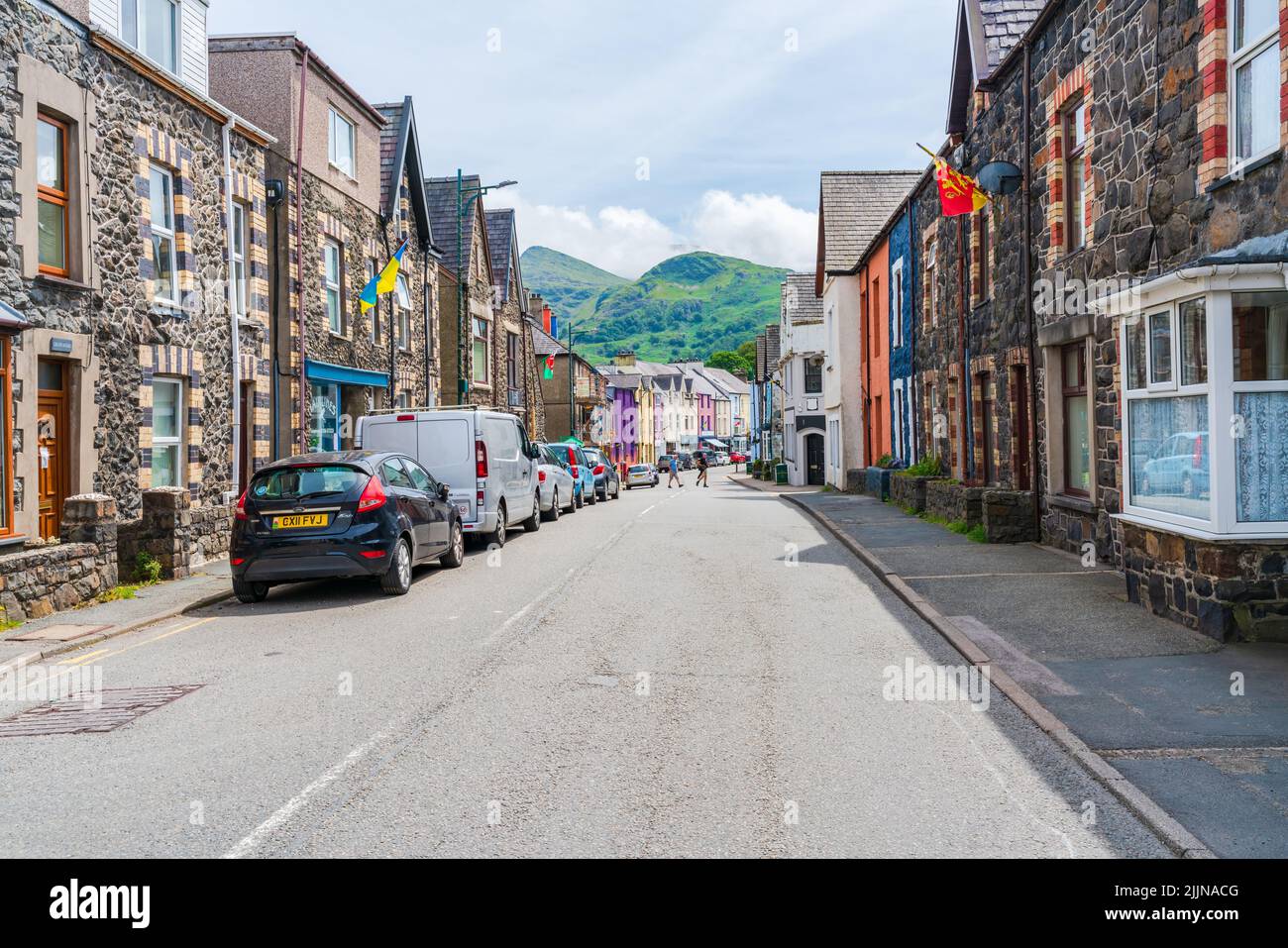 Llanberis high street hi-res stock photography and images - Alamy