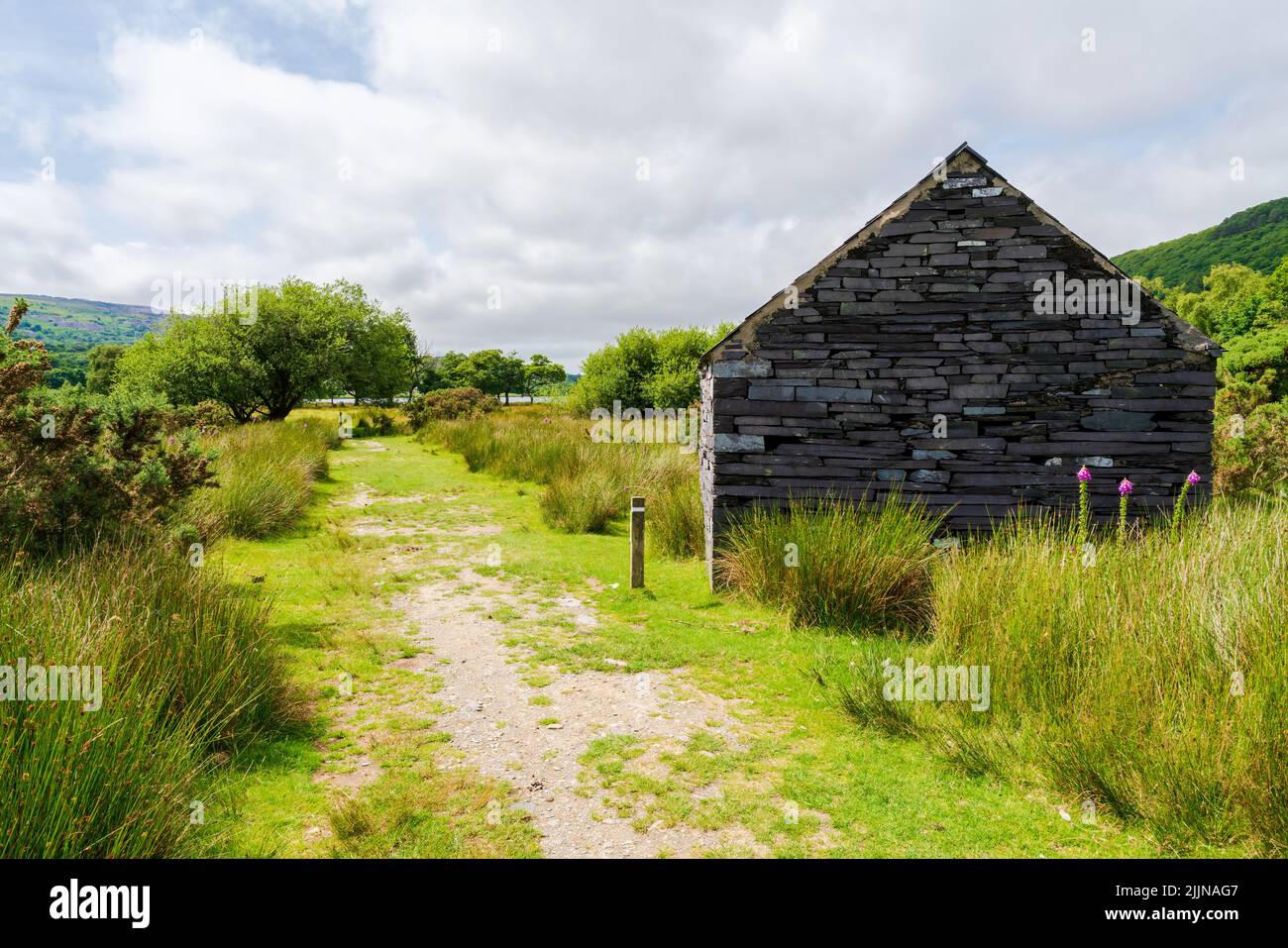 Welsh countryside around llyn hi-res stock photography and images - Alamy