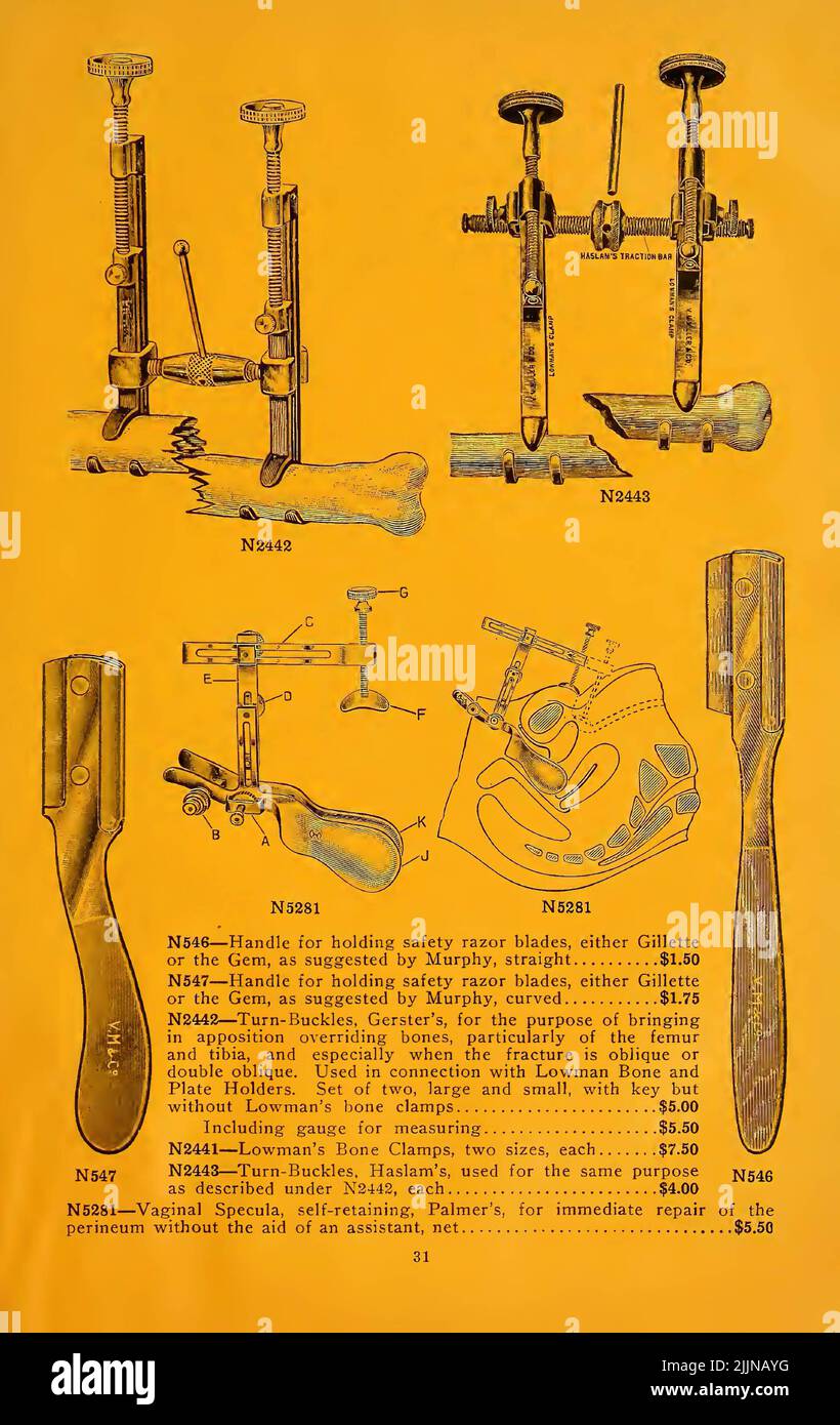 19th century surgical instruments hi-res stock photography and images ...