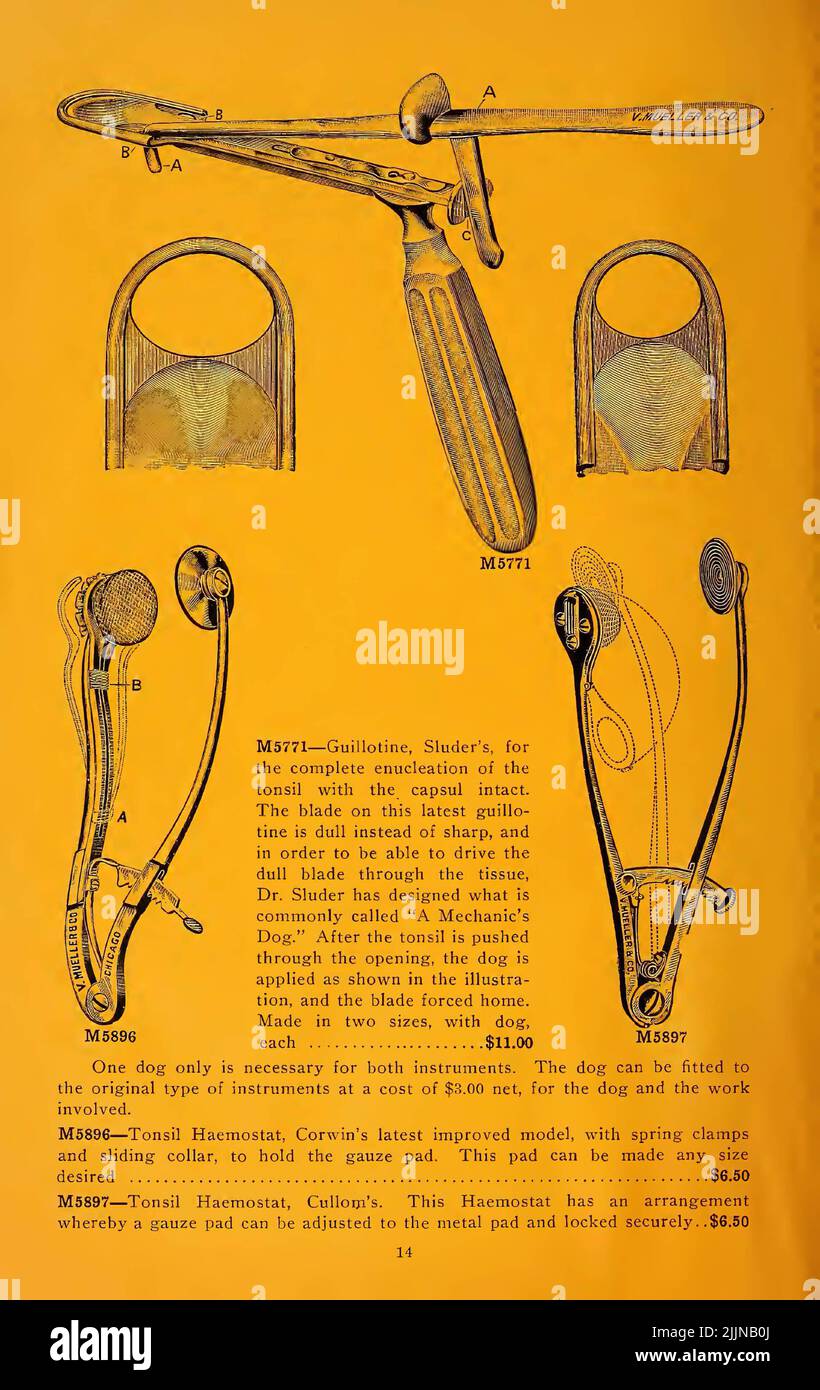 Surgical instrument catalog hi-res stock photography and images - Alamy