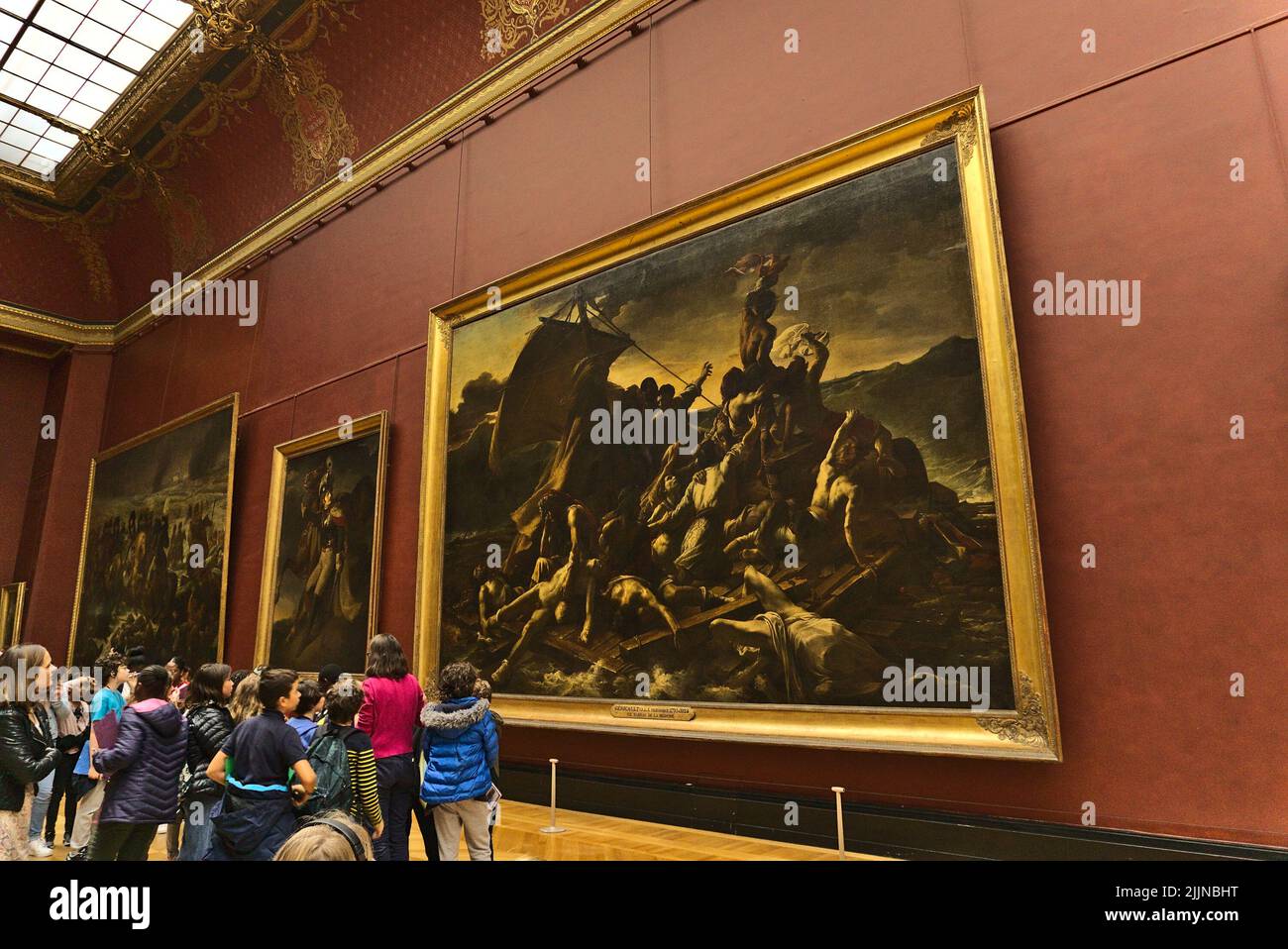 The Raft of the Medusa by the Theodore Gericault painting in the Louvre ...