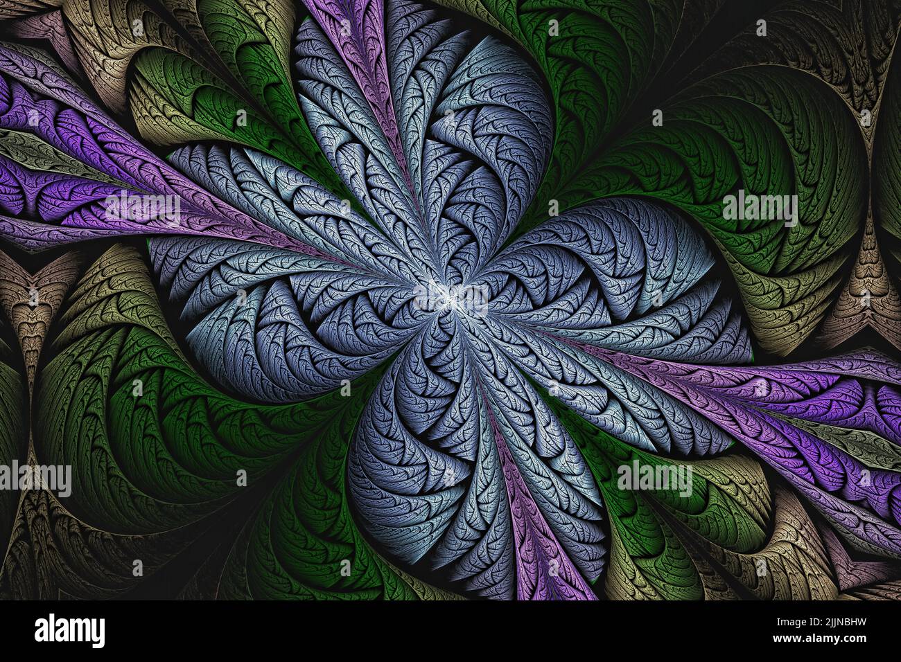 A vibrant illustration of abstract nature background Stock Photo - Alamy