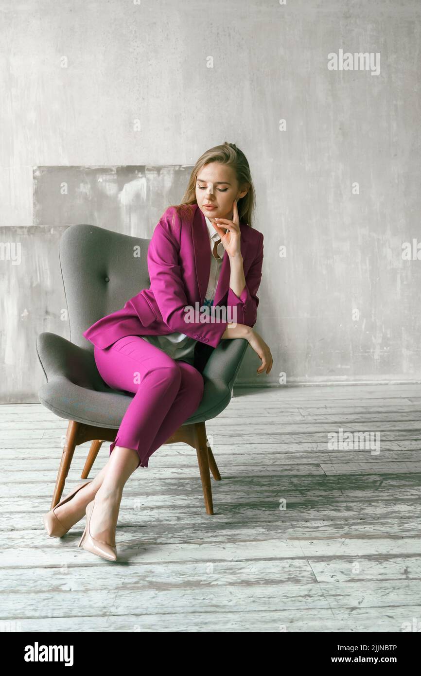 Young businesswoman. Beautiful woman director, head, general manager ...